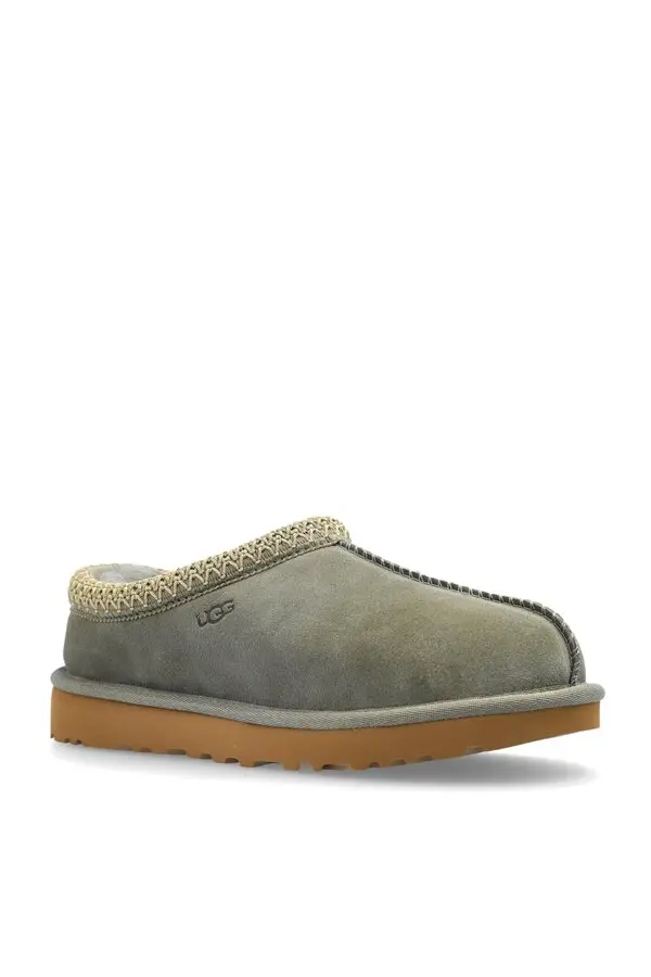 UGG Tasman Ii Suede Slippers With Embossed Logo