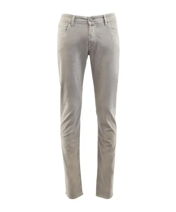 Jacob Cohen Straight Leg Stretched Chinos - Gray