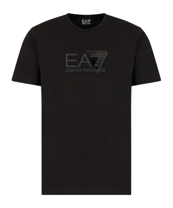 EA7 Round Neck Logot-shirt - Black