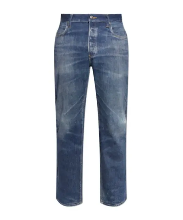ALLSAINTS Belt Loop Straight Leg Jeans - Indigo