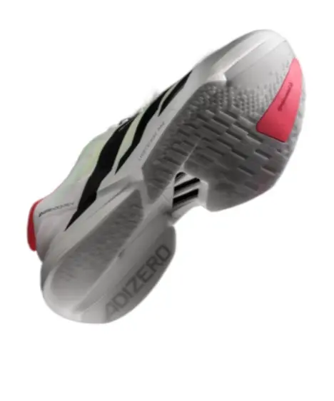 Adidas Adizero Adios Pro 4 Lace-up Athletic Sneakers - Cloud White/core Black/metallic Silver