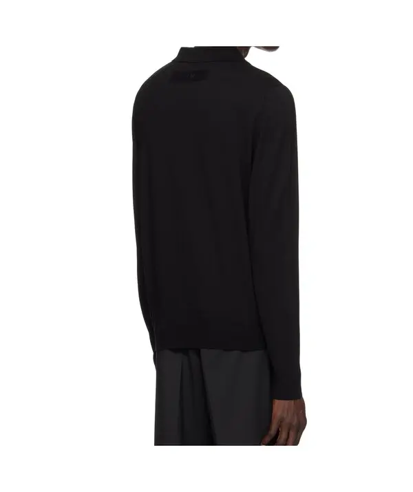 Hugo Boss Lapel Collar Knit Sweater
