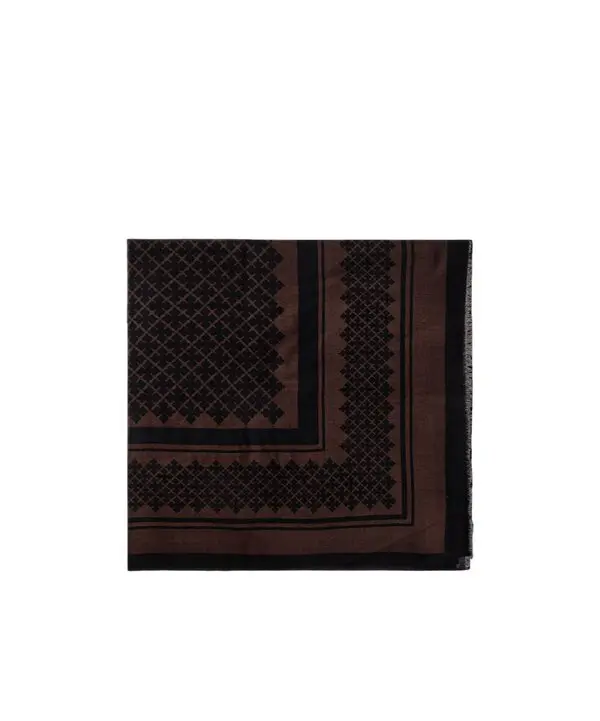 BY MALENE BIRGER Julee Graphic-pattern Scarf - Black