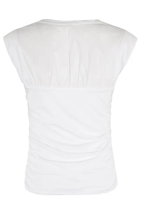 Rag & Bone Sleeveless Ruched T-shirt