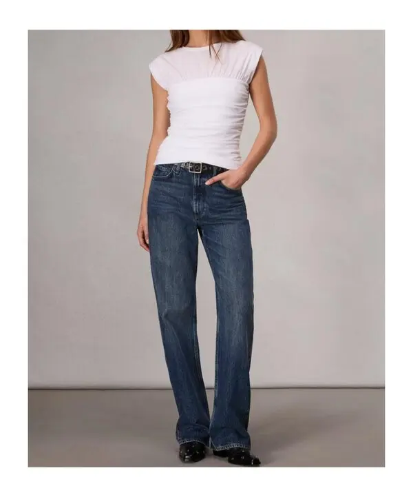 Rag & Bone Sleeveless Ruched T-shirt