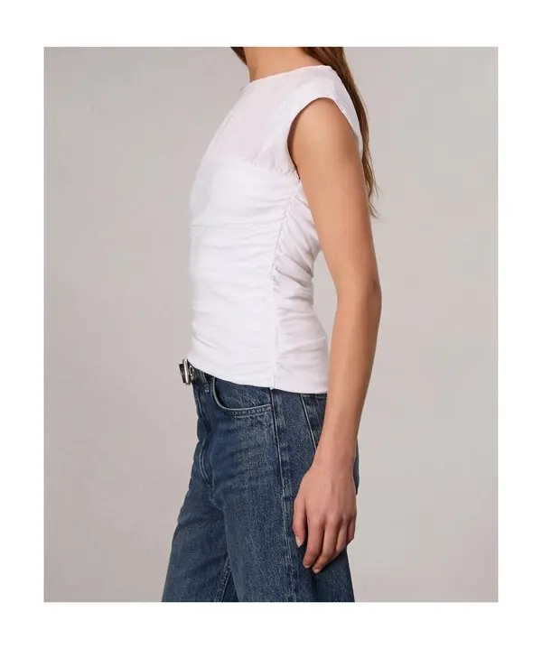 Rag & Bone Sleeveless Ruched T-shirt