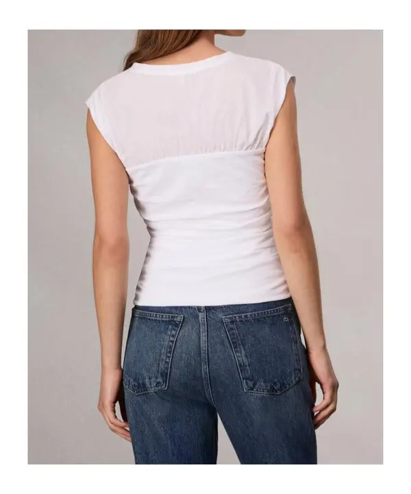 Rag & Bone Sleeveless Ruched T-shirt