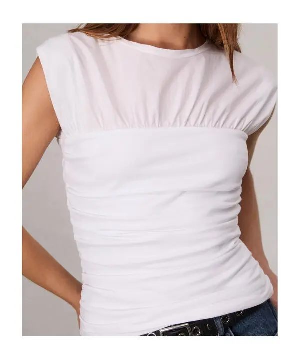 Rag & Bone Sleeveless Ruched T-shirt