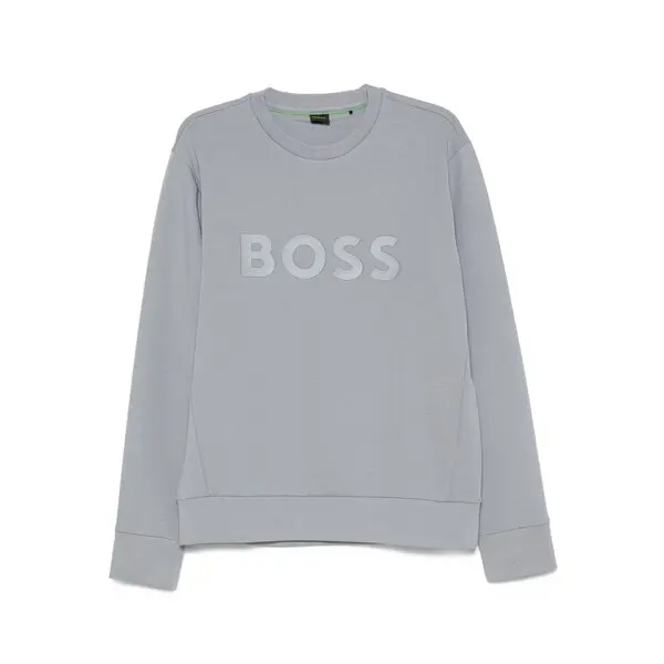 Hugo Boss Boss Salbo Crewneck Sweatshirt - Gray
