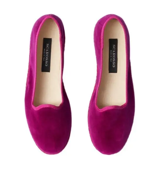 SCAROSSO Valentina Velvet Flats