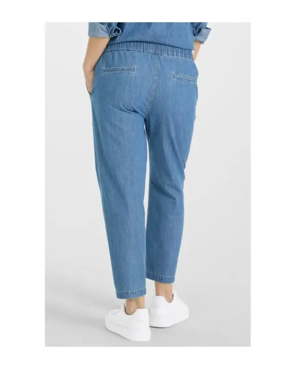 JUVIA Soft Washed Denim Pants