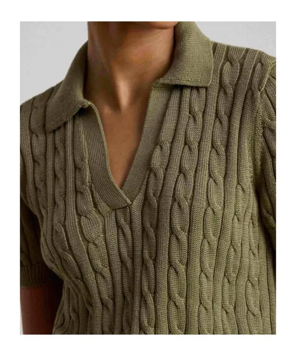 Ralph Lauren Ribbed Knit Polo Shirt