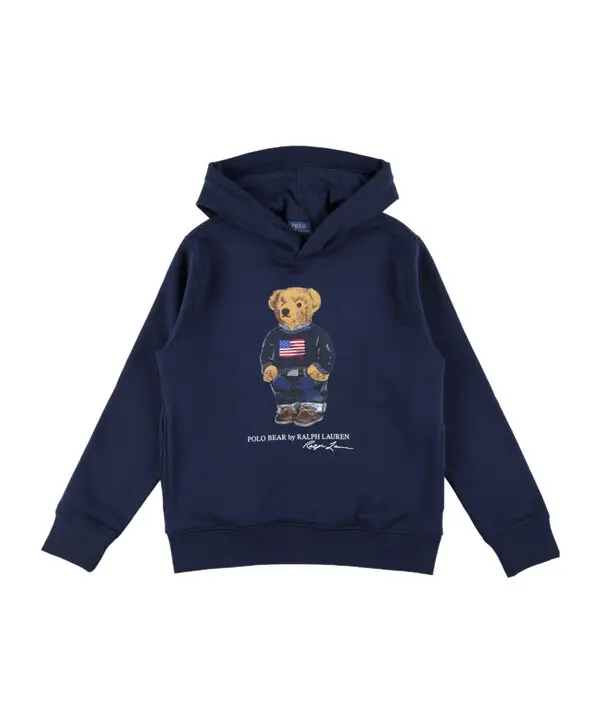 Polo Ralph Lauren Hoodie With Bear Print - Blue