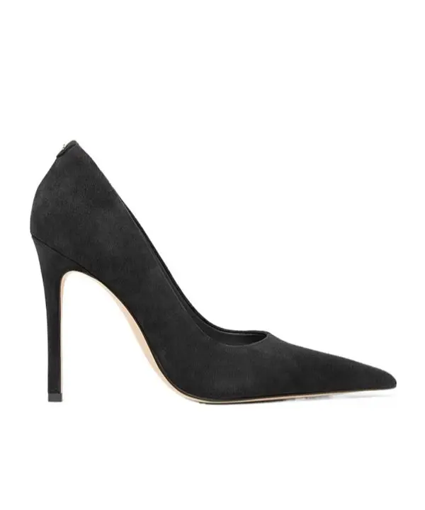 Michael Kors Pointed-toe Suede Heeled Pumps
