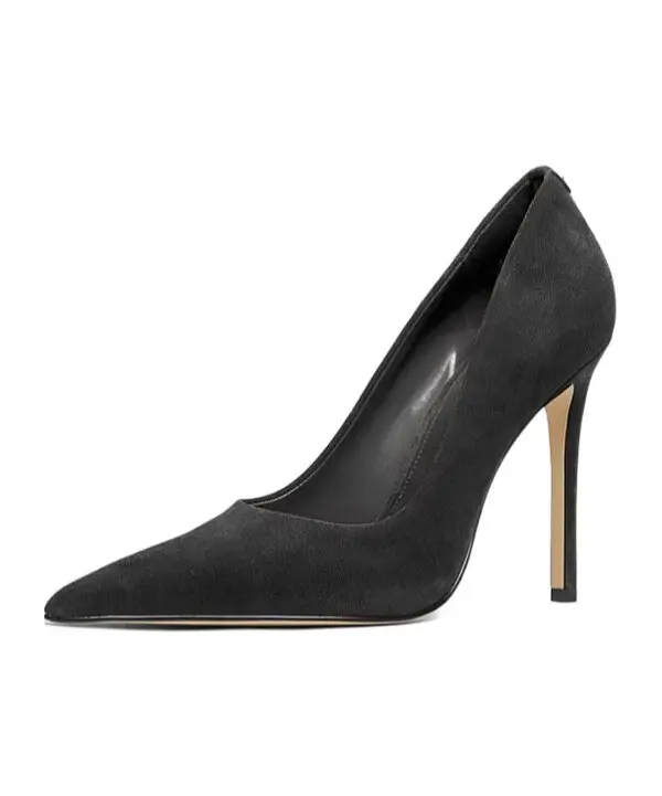 Michael Kors Pointed-toe Suede Heeled Pumps