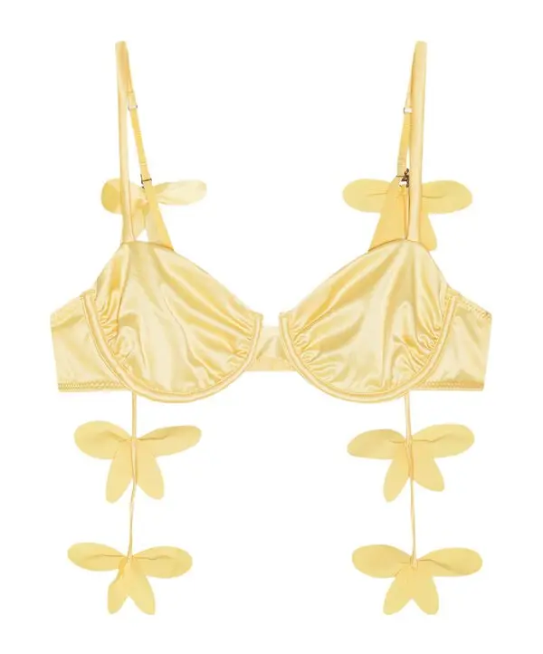 ROTATE BY BIRGER CHRISTENSEN Floral Trim Underwired Bra
