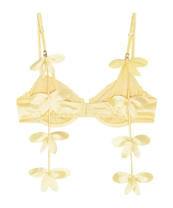 ROTATE BY BIRGER CHRISTENSEN Floral Trim Underwired Bra