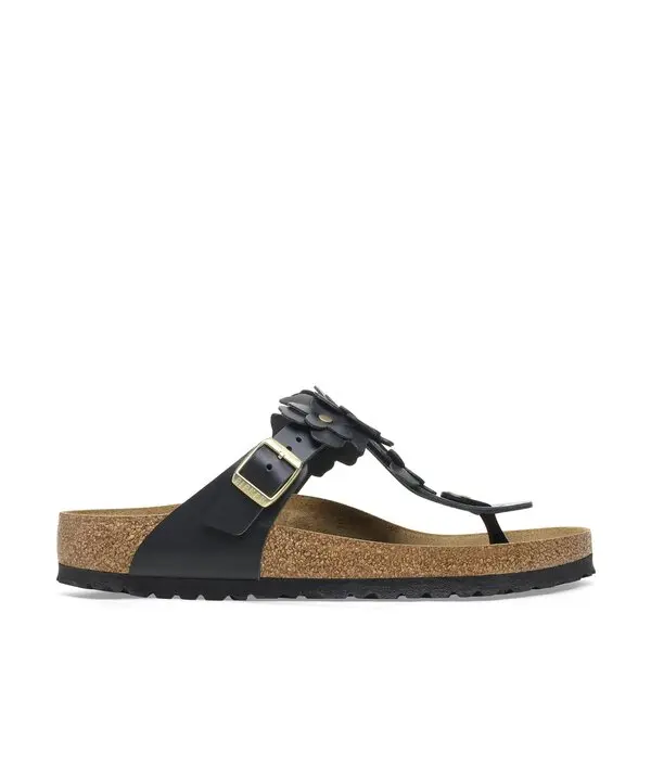 BIRKENSTOCK Gizeh Flower Embellished Slippers