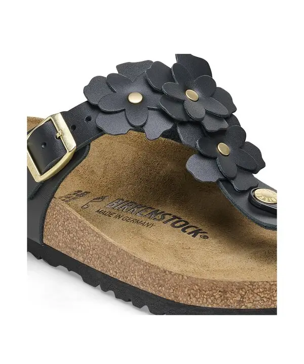 BIRKENSTOCK Gizeh Flower Embellished Slippers