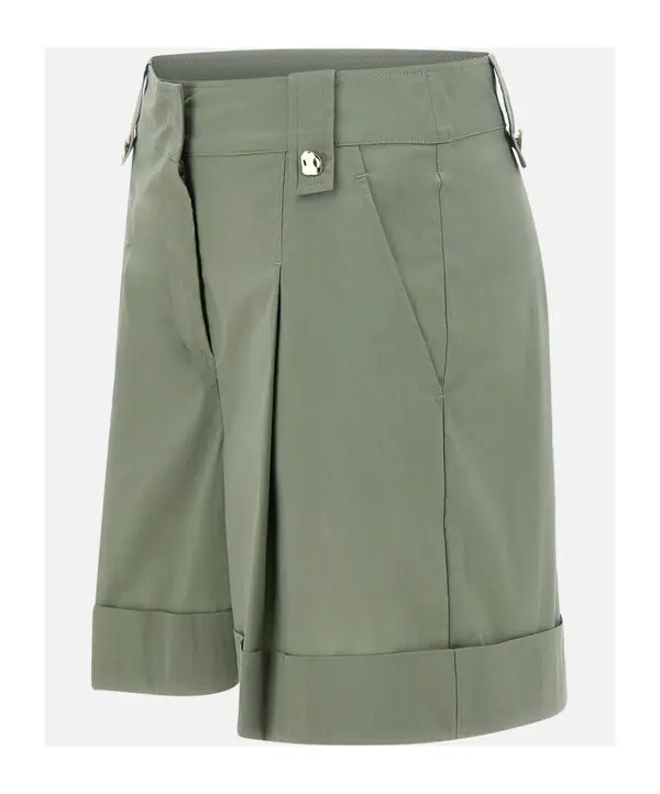 Liu Jo Pleated Turn-up Shorts
