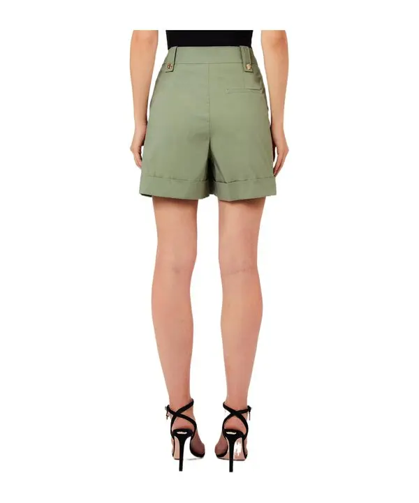 Liu Jo Pleated Turn-up Shorts