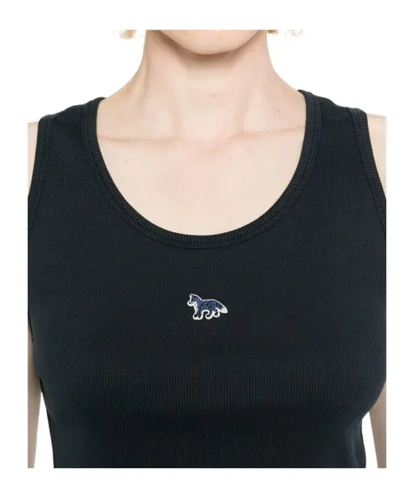 Maison Kitsuné Baby Fox Ribbed Tank Top