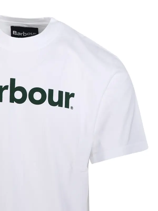 Barbour Logo Printed Crewneck T-shirt