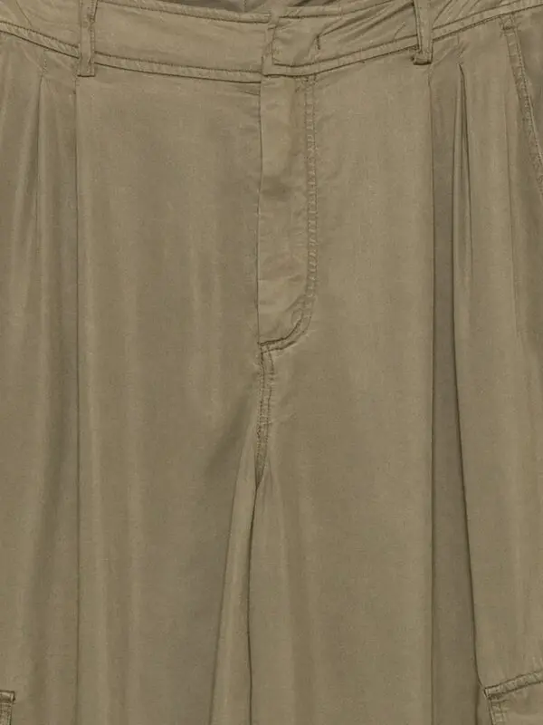 Iceberg Pleated Cargo-pocket Palazzo Pants