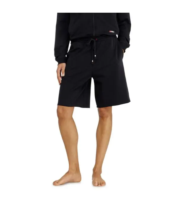 DIESEL® Peached Raw-edge Cotton Shorts
