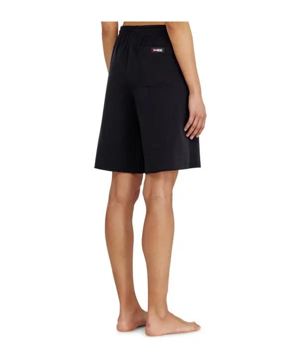 DIESEL® Peached Raw-edge Cotton Shorts