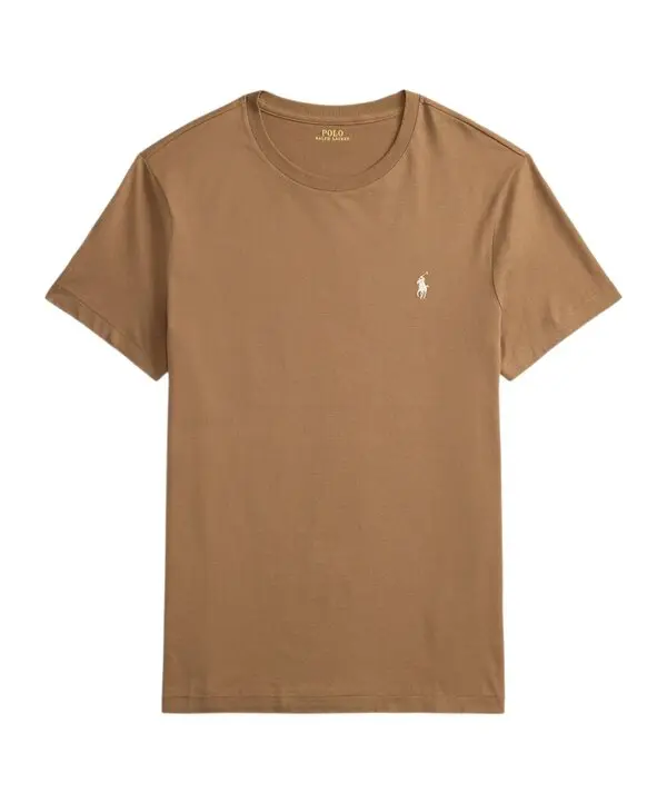 Polo Ralph Lauren Logo Cotton T-shirt - Brown