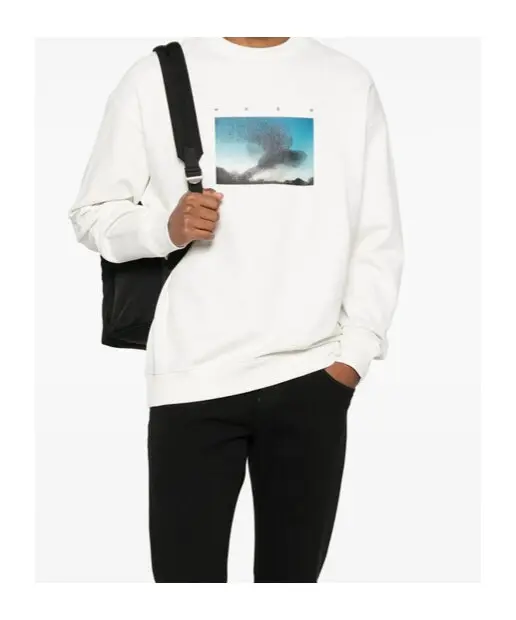 Hugo Boss Graphic Print Long Sleeve Sweatshirt