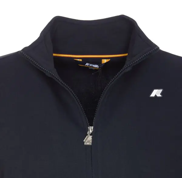 K-WAY Hayce Interlock Zip-up Jacket - Black