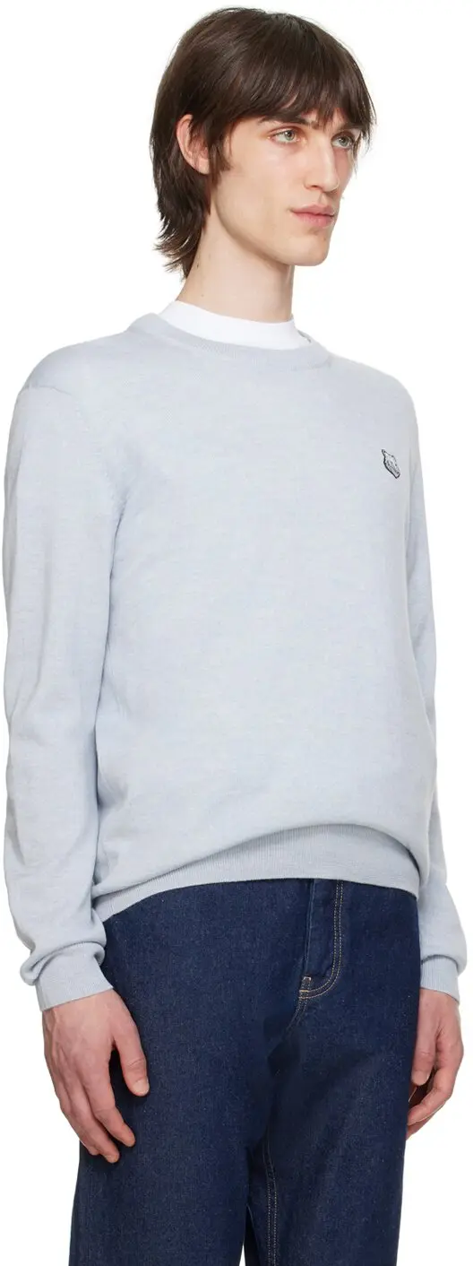 Maison Kitsuné Bold Fox Head Patch Knitted Jumper