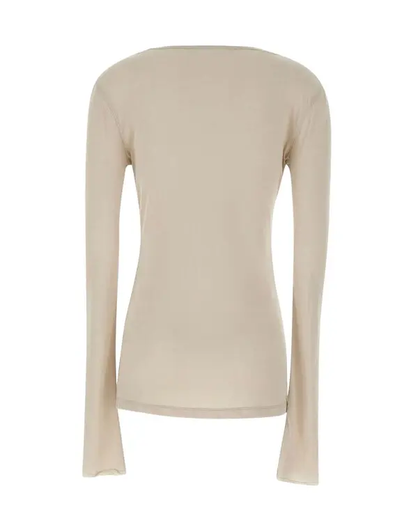 ENTIRE STUDIOS Sheer Long Sleeve Knitted Top
