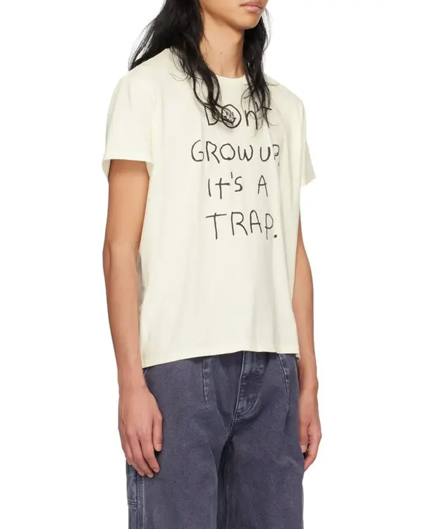 R13 Don't Grow Up Printed T-shirt