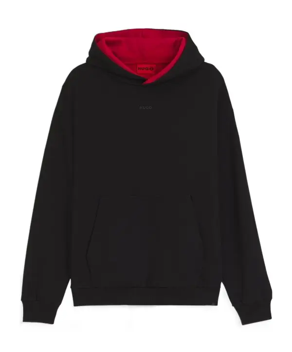 Hugo Boss Embroidered Logo Hooded Sweatshirt