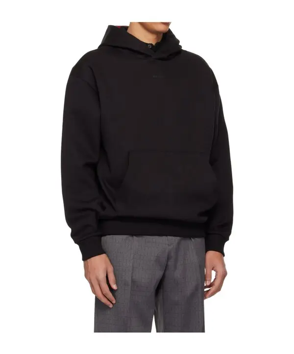 Hugo Boss Embroidered Logo Hooded Sweatshirt