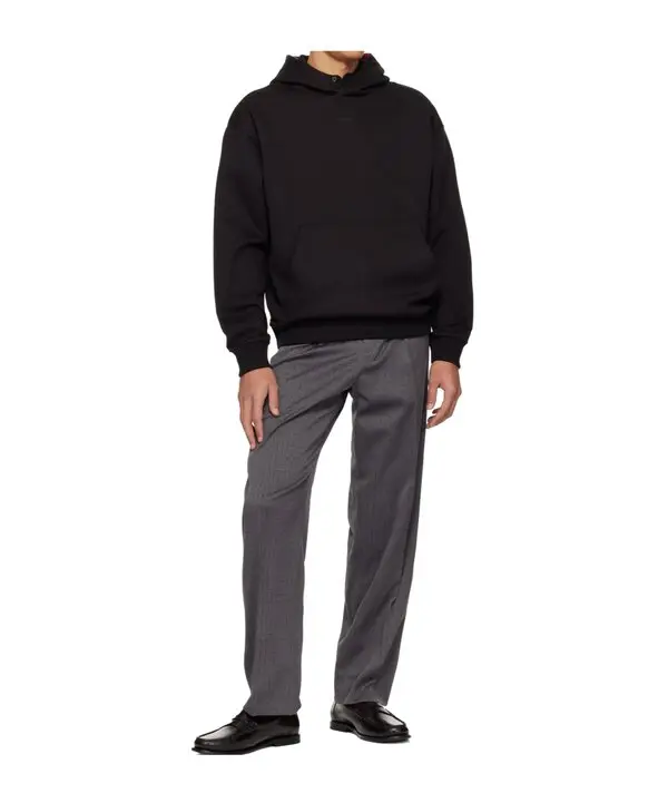 Hugo Boss Embroidered Logo Hooded Sweatshirt