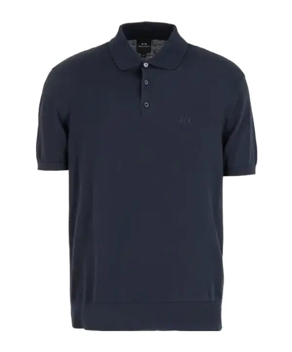 Armani Exchange Short-sleeved Knitted Polo Shirt