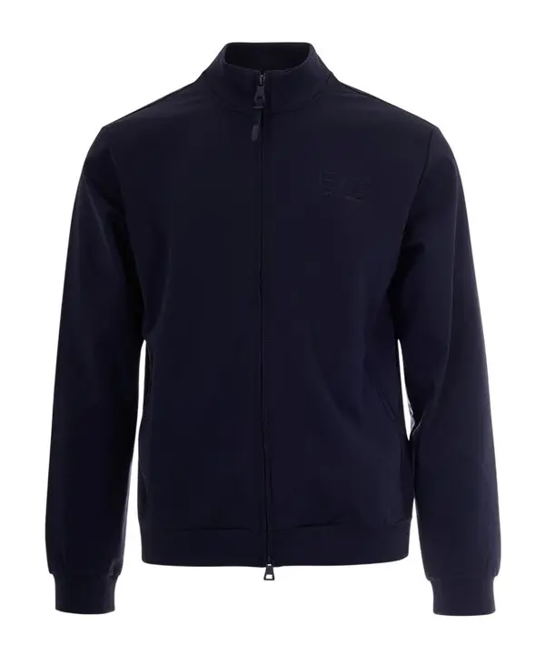 EA7 Zip-up Long-sleeved Sweatshirt