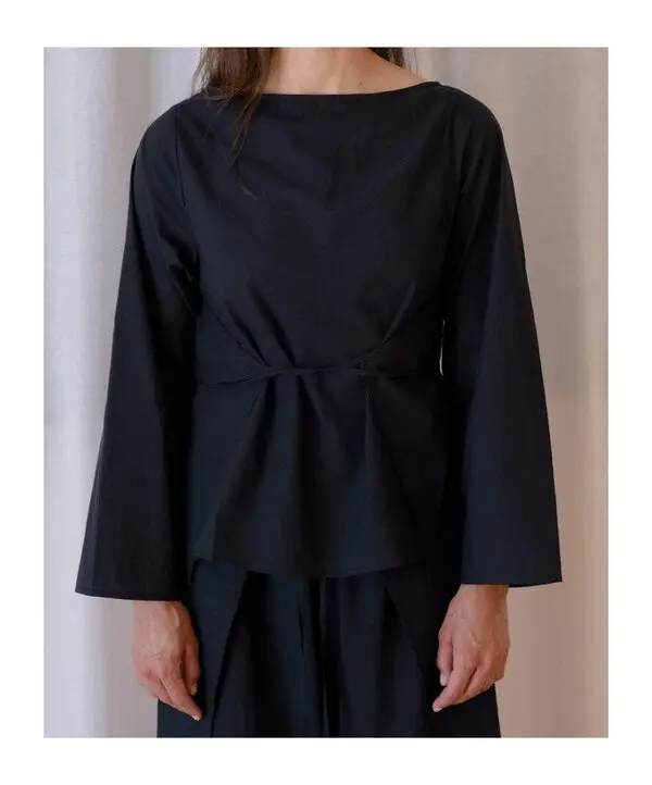 BASERANGE Decti Blouse With Waist Tie