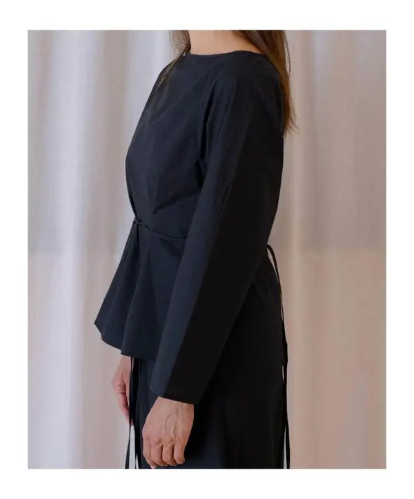 BASERANGE Decti Blouse With Waist Tie
