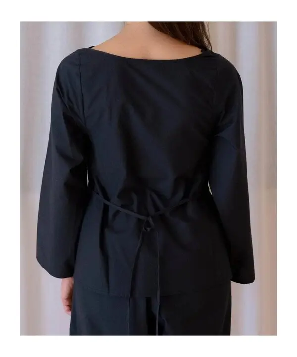 BASERANGE Decti Blouse With Waist Tie