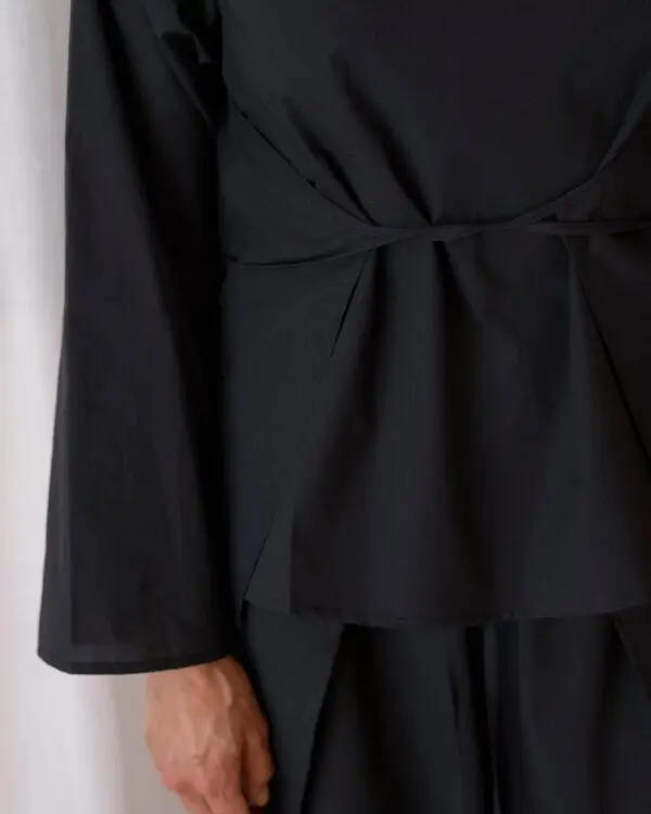 BASERANGE Decti Blouse With Waist Tie