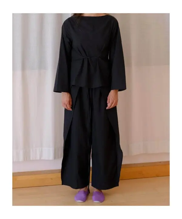 BASERANGE Decti Blouse With Waist Tie