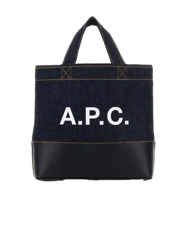 A.p.c. Denim Mini Axel Tote Bag