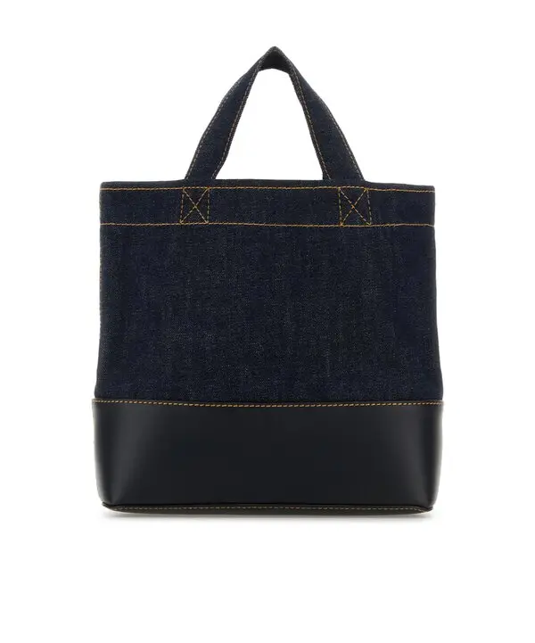 A.p.c. Denim Mini Axel Tote Bag