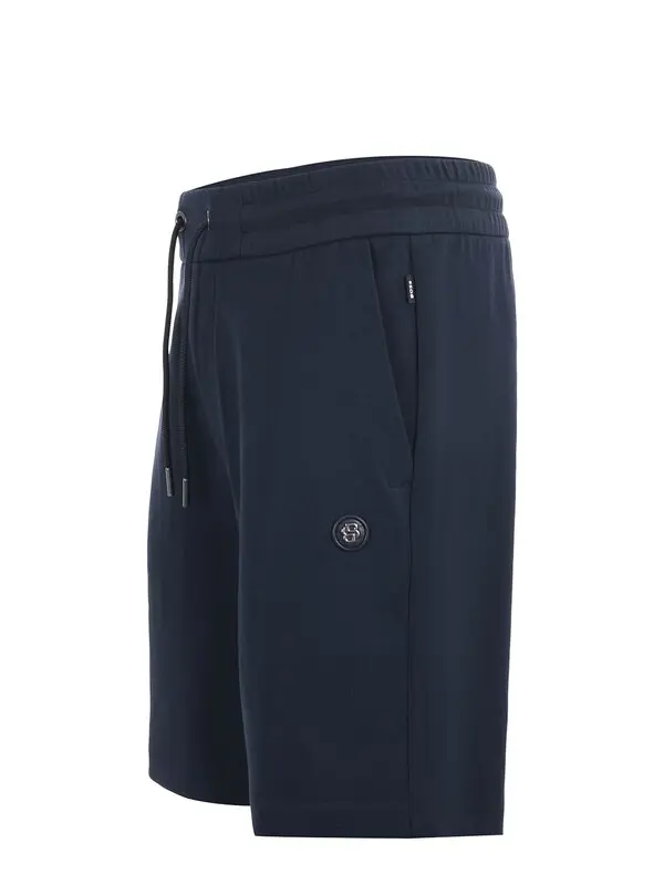 Hugo Boss Logo Patch Drawstring Shorts