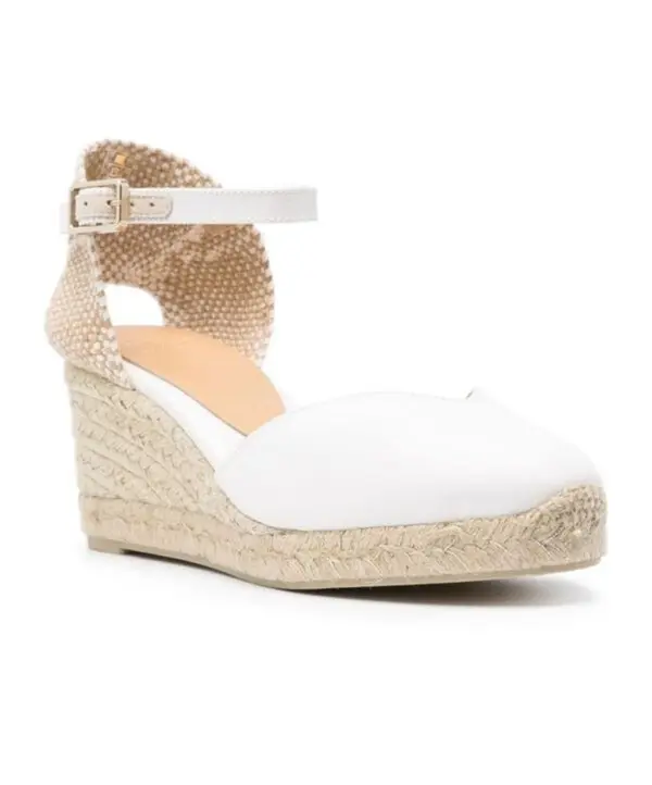 CastaÑer Bare-back Braided Heels